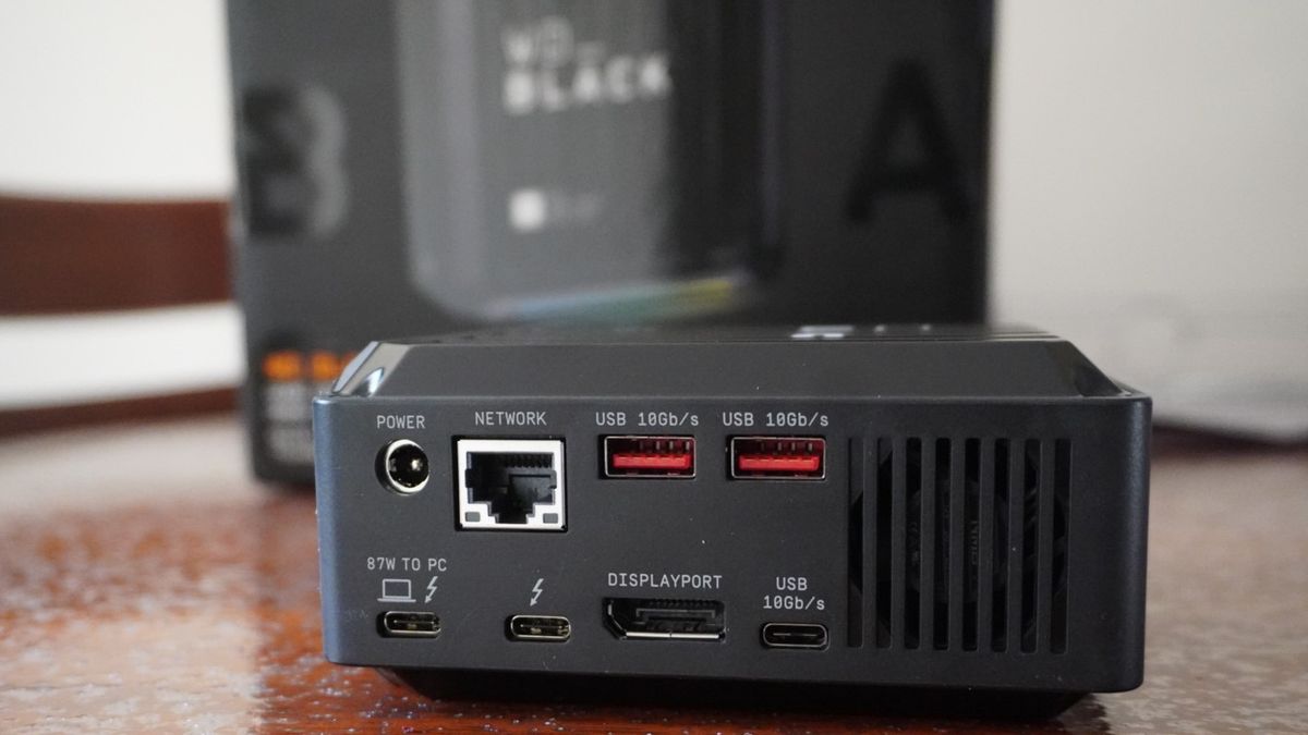 WD_Black D50 Game Dock review: "King of the hill" | GamesRadar+