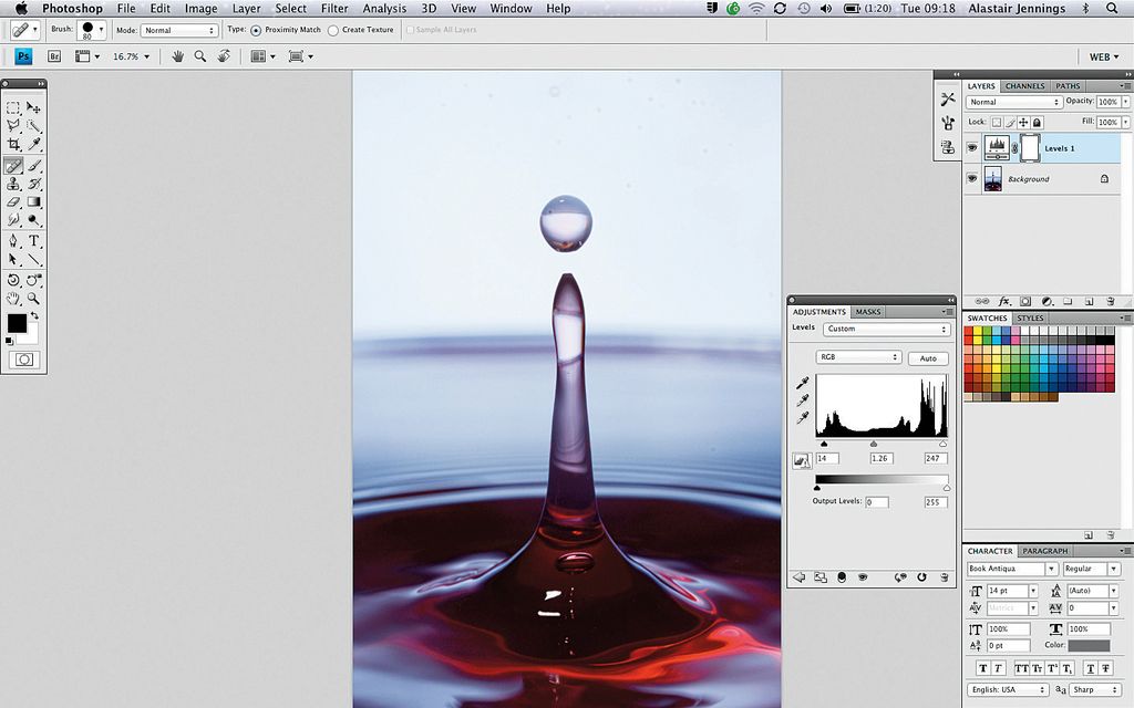 Water drop photography: freeze water splashes with off-camera flash ...