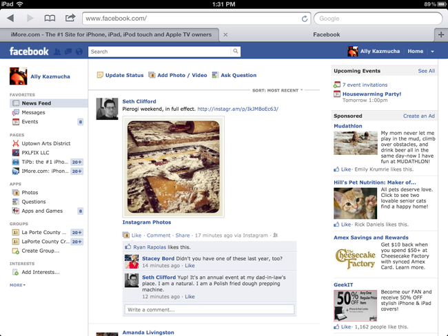How to use Facebook on your new iPad | iMore
