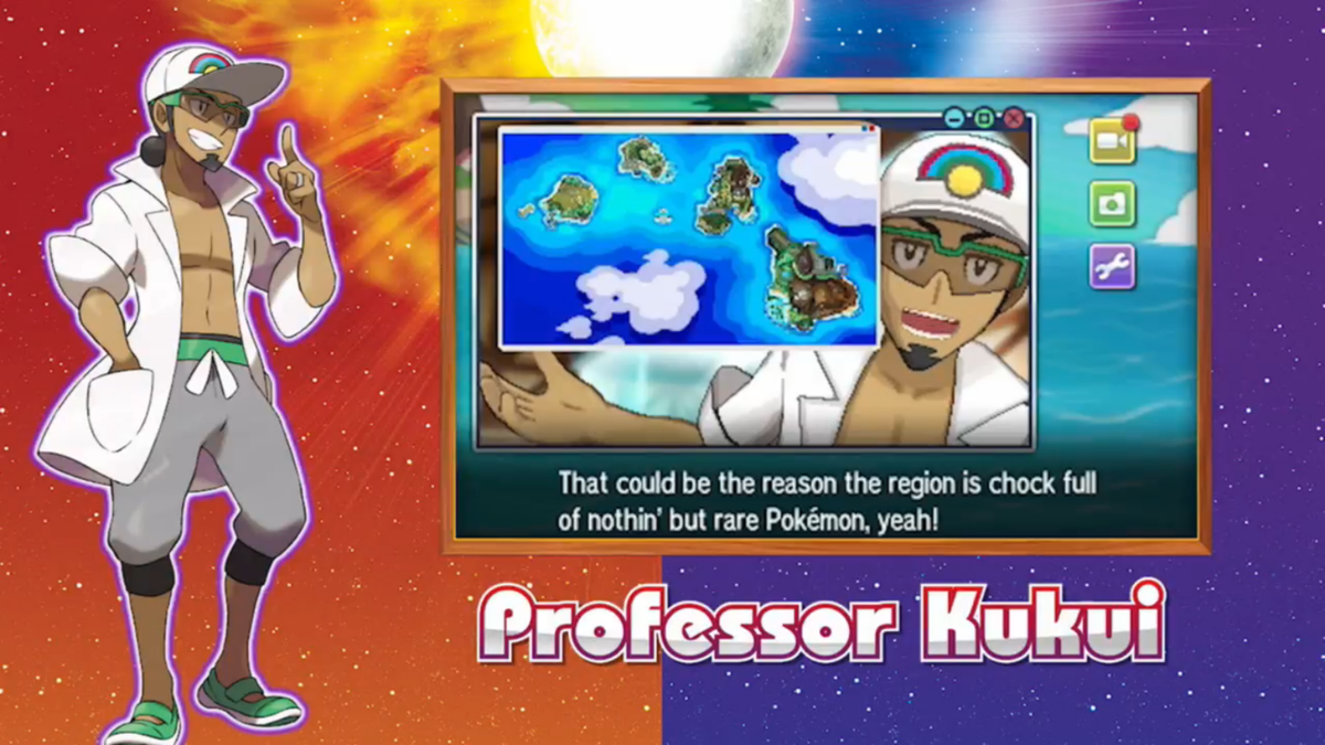 Pokemon Sun and Moon stream shows off new Pokemon (and a sexy professor ...