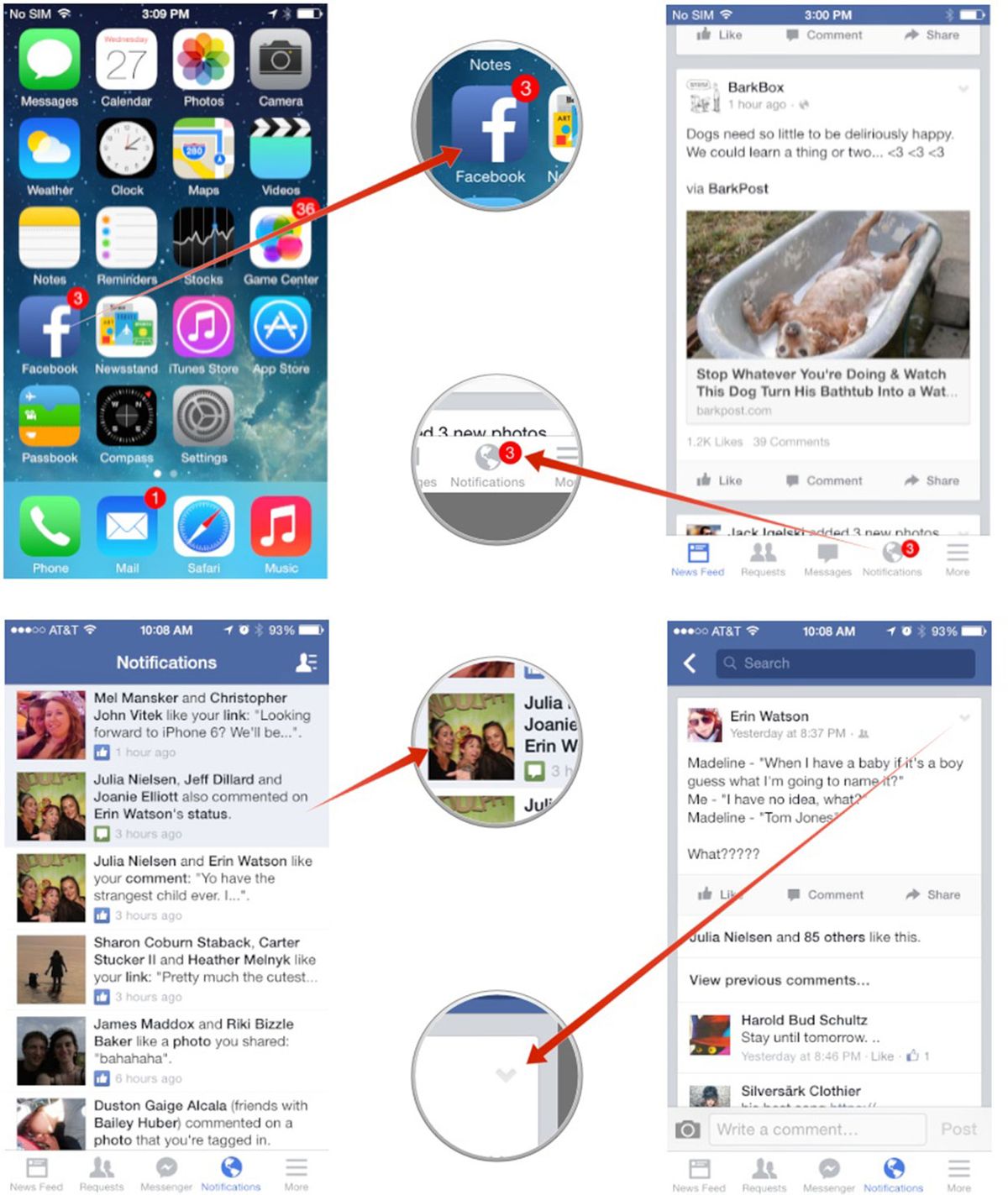 How to unsubscribe from notifications for status updates, photos, pages ...