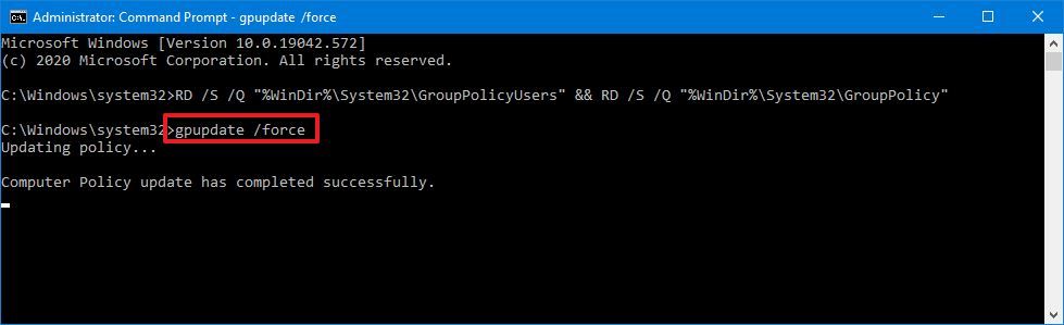 How to reset all Local Group Policy settings on Windows 10 | Windows ...