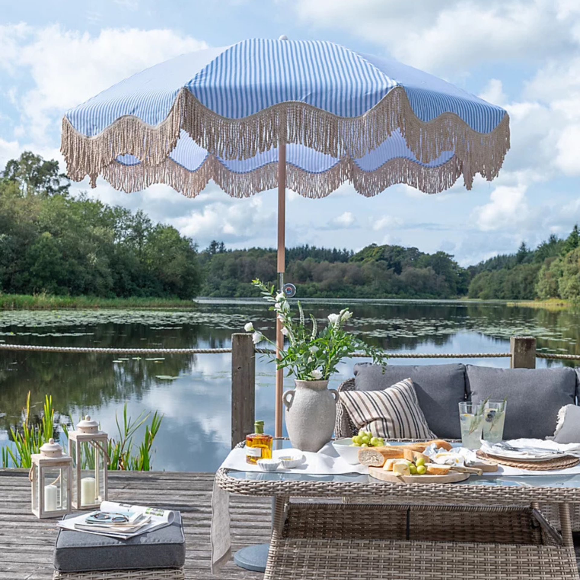 Lidl's parasol is identical to Habitat's sell-out version | Ideal Home