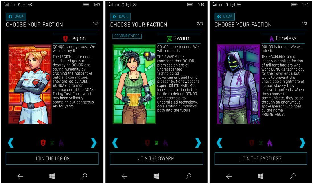 QONQR Blue, a location based MMO game of global domination for Windows ...