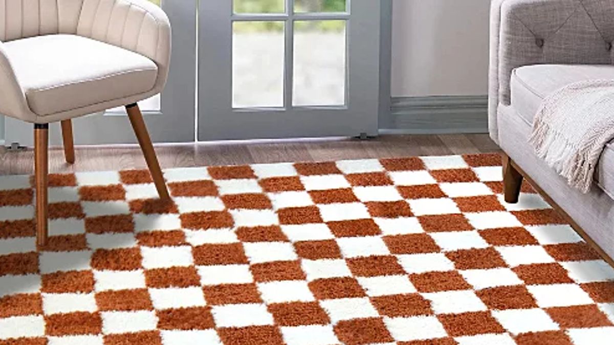 These quiet luxury checkerboard rugs are on our radar | Ideal Home