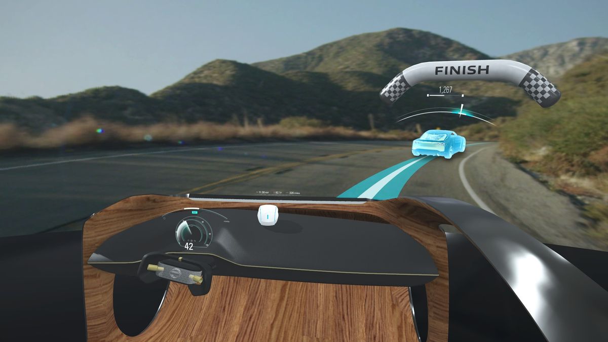 Nissan's Invisible-to-Visible in-car display will let you see what's ...