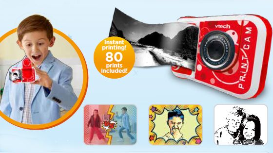 VTech KidiZoom PrintCam camera to teach children the beauty of black ...