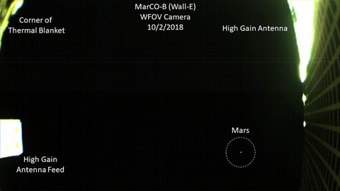 Tiny Cubesat Snaps Photo of Mars for 1st Time Ever | Space
