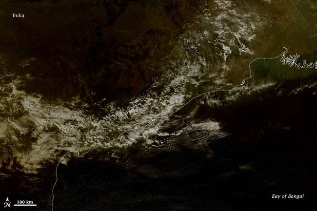 Moon Shadow Seen From Space | Space