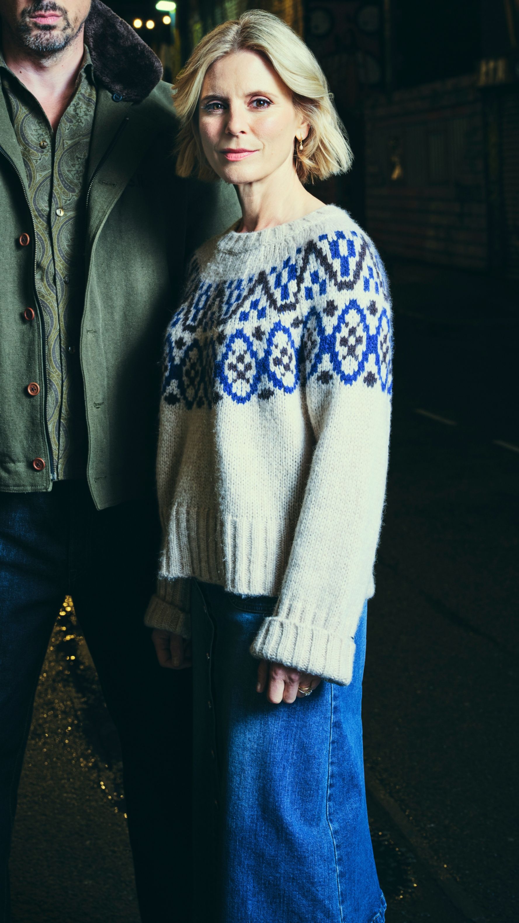 Emilia Fox’s Silent Witness knit and denim skirt are on my wish-list ...