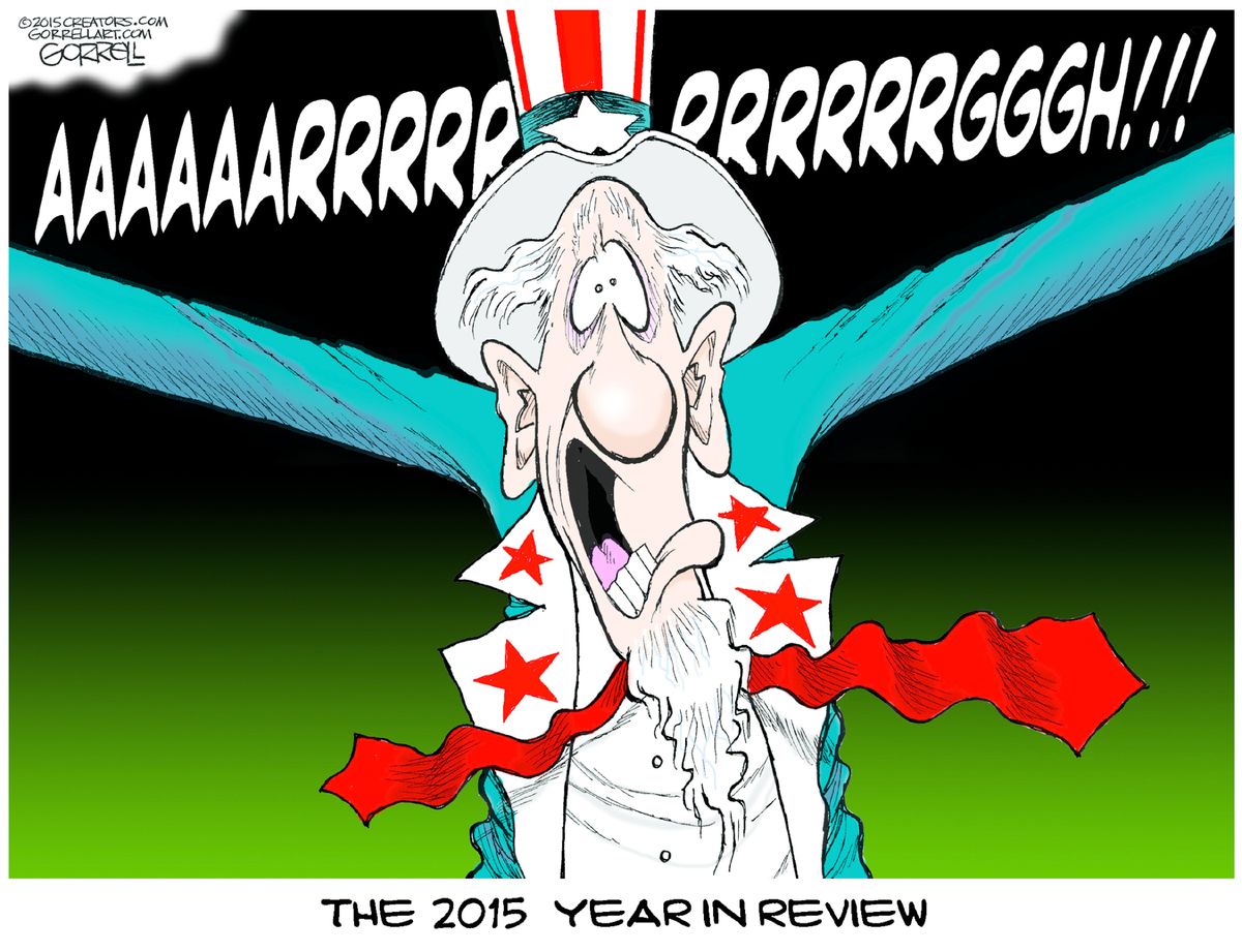 Editorial cartoon U.S. 2015 Year in Review | The Week
