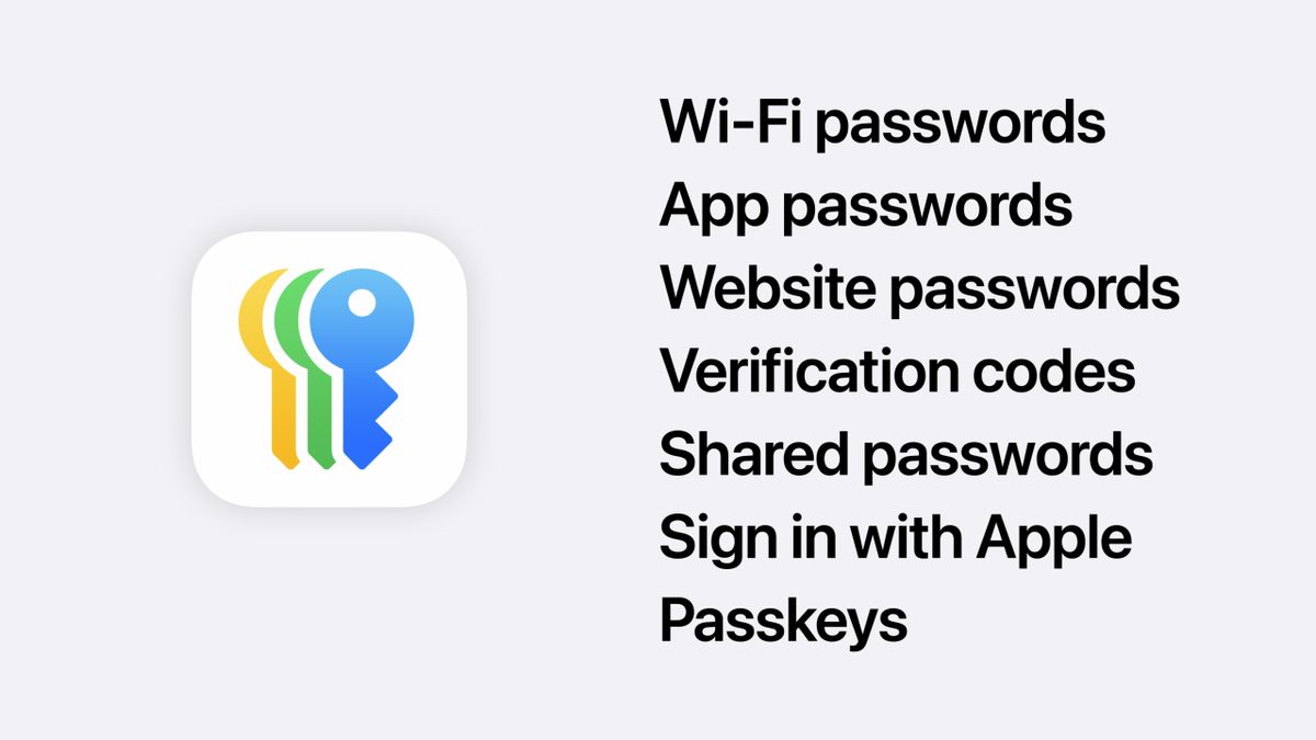 What is Passwords for iOS, iPadOS, and macOS? Here's what Apple's new ...