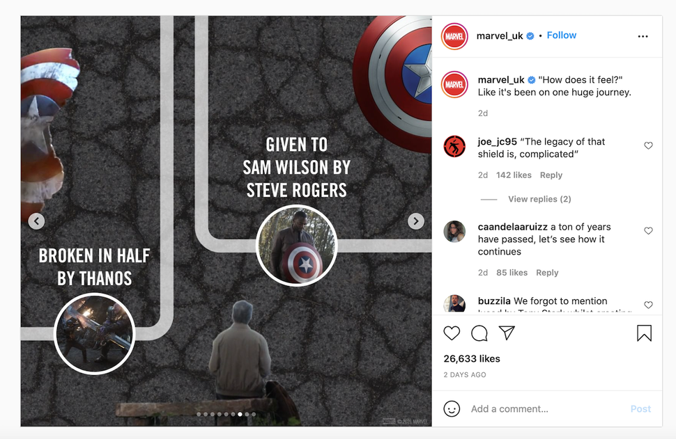 Captain America Chart Showing The History Of His Shield Raises A Big ...