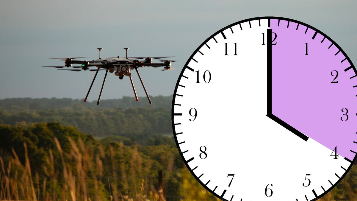 Forget changing batteries, this drone can fly for 4 HOURS non-stop ...