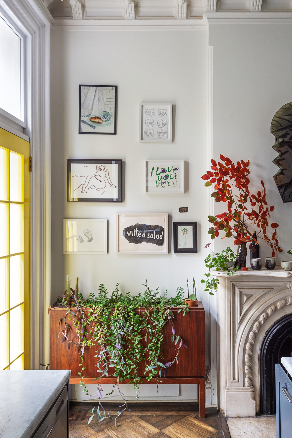 Inside a Brooklyn brownstone with super-stylish salvaged interiors ...