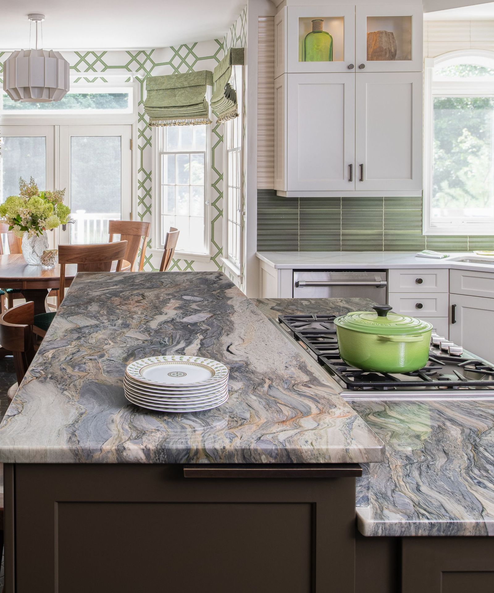 7 marble kitchen island ideas that will add a touch of luxe | Real Homes