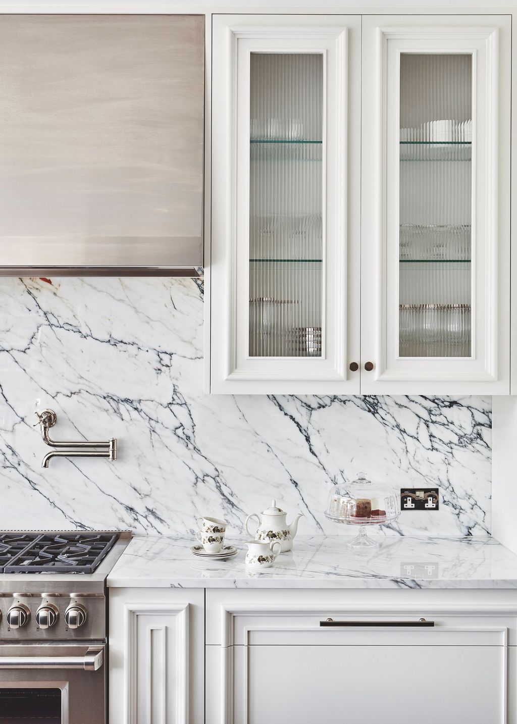 Are Fluted Glass Kitchen Cabinets Still on Trend? | Livingetc