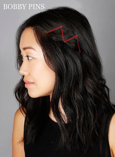Ideas for Hairstyles with Bobby Pins - How to Use Bobby Pins | Marie Claire