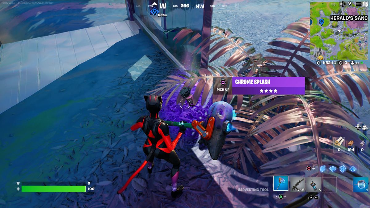 Destroy chrome structures in Fortnite | PC Gamer