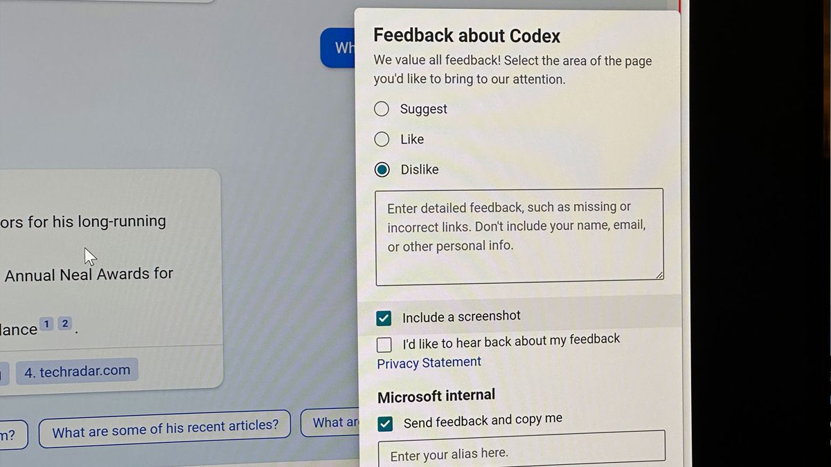 Hands-on with the impressive ChatGPT-powered Bing | TechRadar