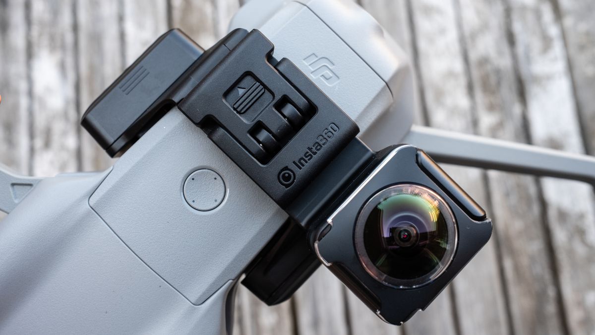 I took my DJI drone videos to new heights with this unique 360 camera ...