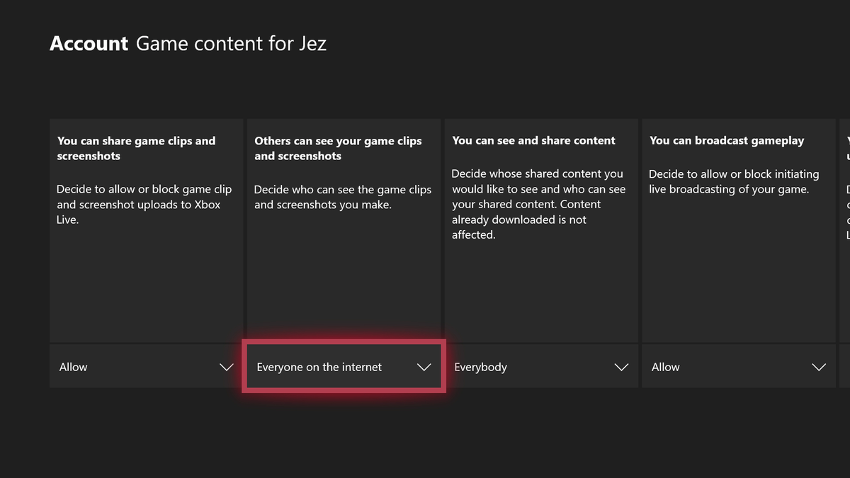 How to disable Xbox One clip and screenshot sharing on Xbox Live ...