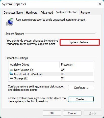 How to use System Restore on Windows 11 | Windows Central