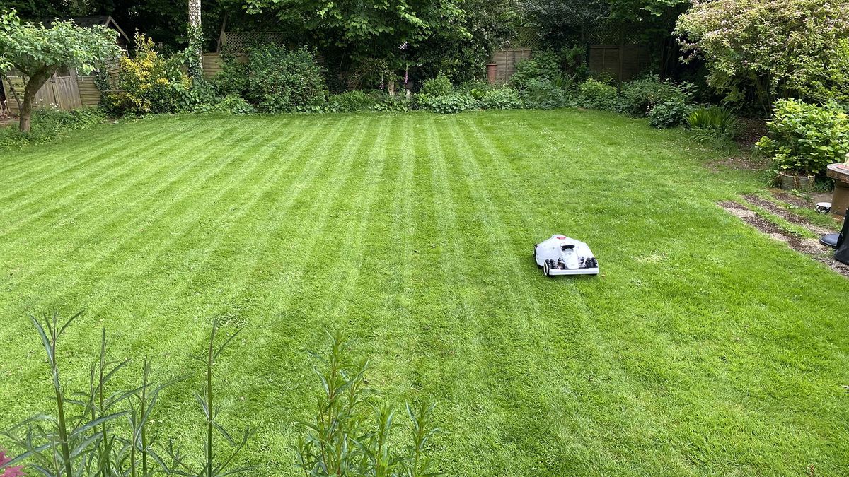 How do robot lawn mowers navigate without a boundary wire? | TechRadar