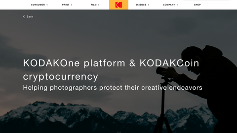 The strange and murky saga of KodakCoin and KodakOne | Digital Camera World