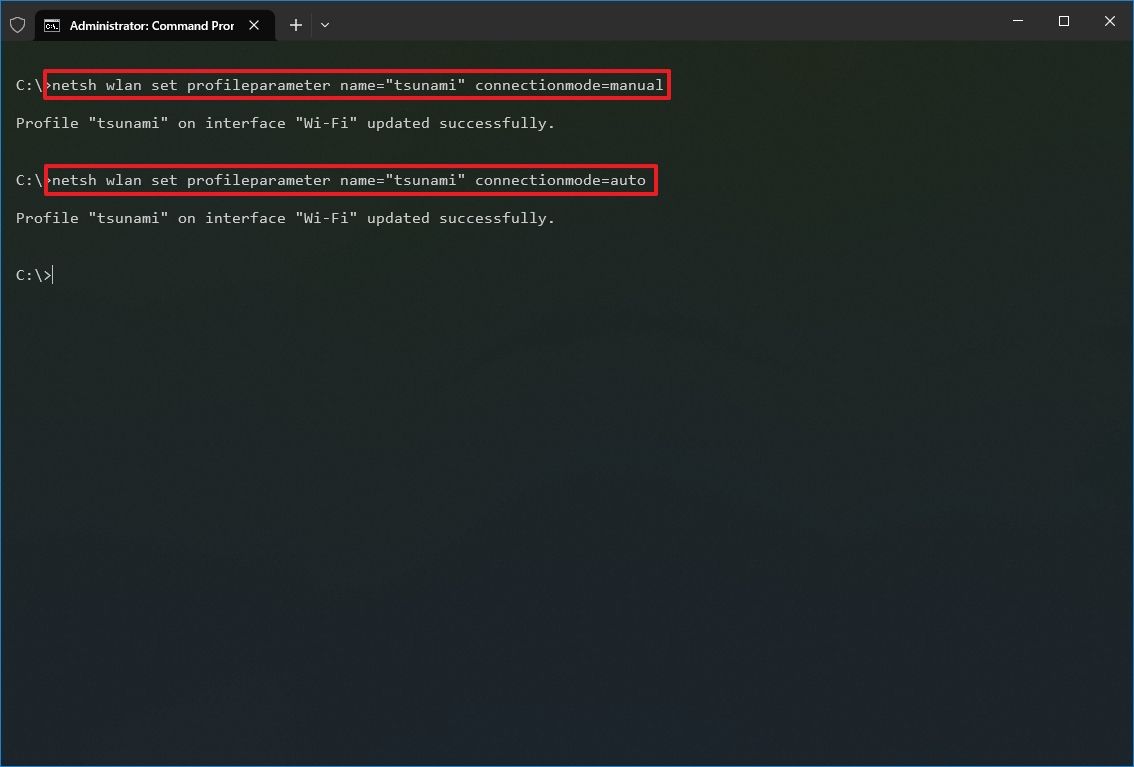 How to manage wireless networks with Command Prompt on Windows 10 ...