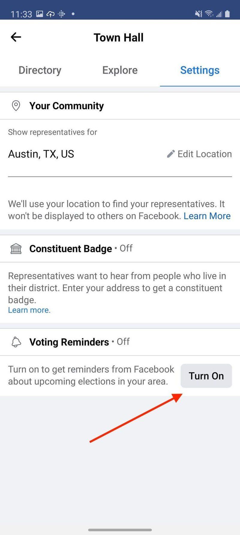 How to turn off Election Reminders on Facebook | Android Central