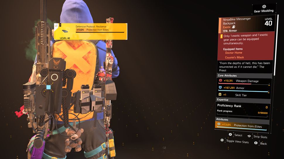 How to get the NinjaBike Messenger Backpack in The Division 2 | Windows ...