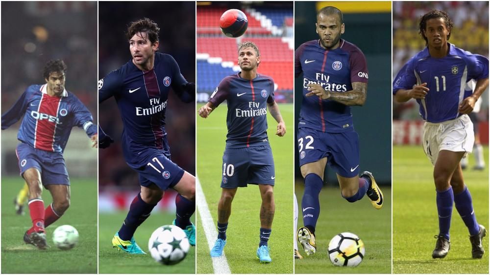 The boys from Brazil: Neymar joins PSG's roll call of samba stars ...