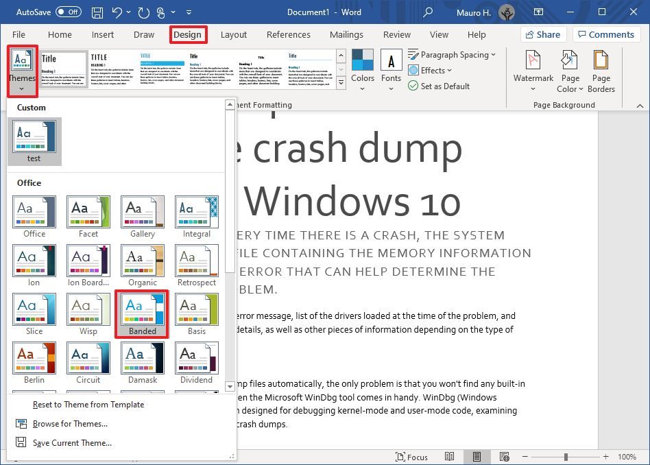 How to use content themes and styles in Microsoft Word | Windows Central