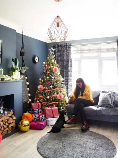 Christmas house: a bold and colourful semi-detached house | Real Homes