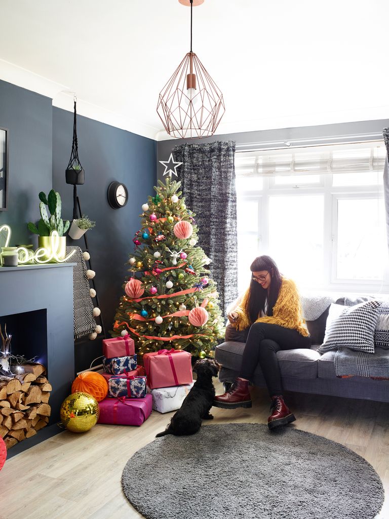Christmas house: a bold and colourful semi-detached house | Real Homes