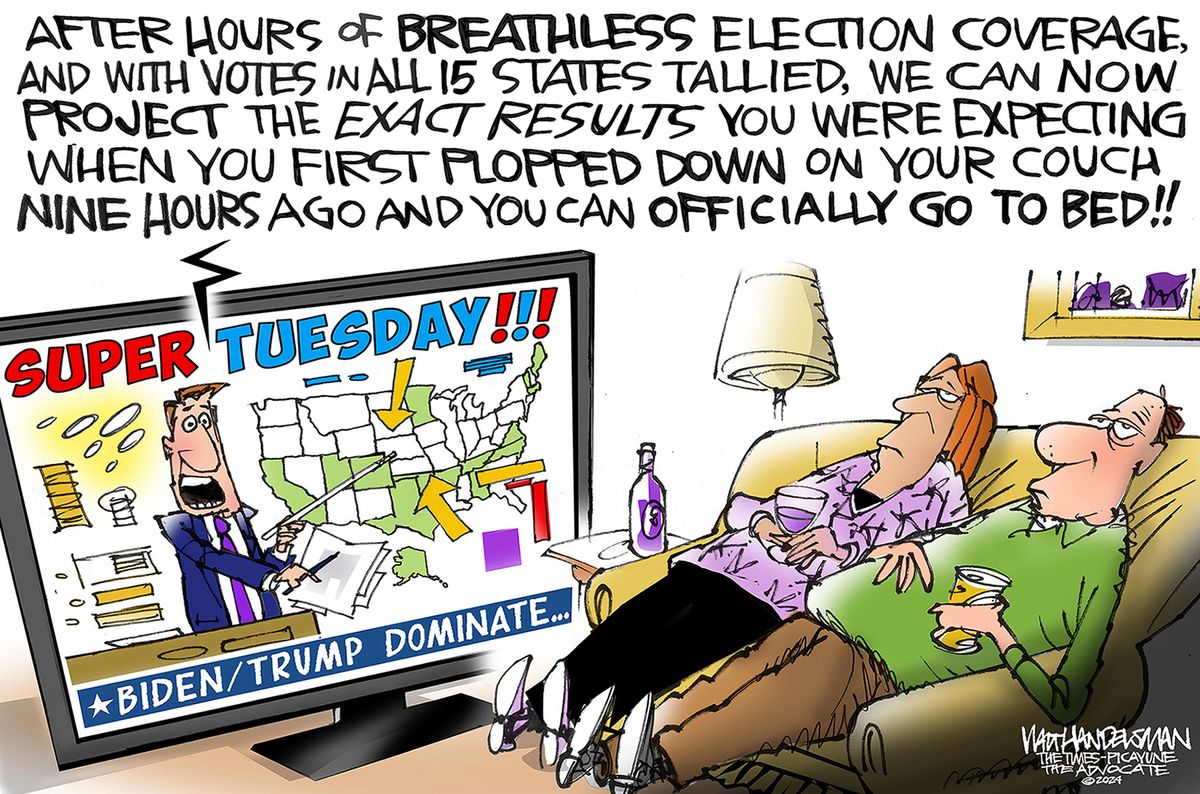 Today's political cartoons - March 7, 2024 | The Week