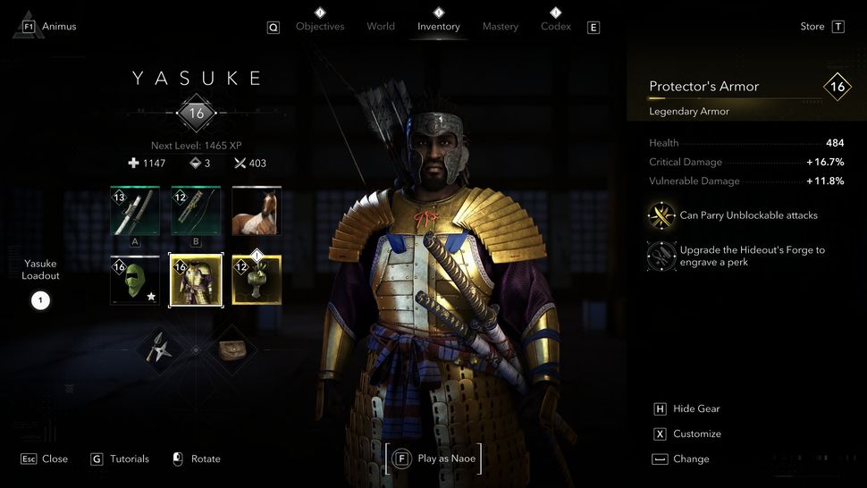 Grab this ridiculously overpowered Yasuke armor as soon as possible in ...