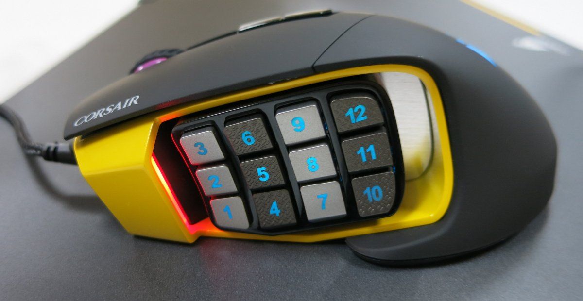 Corsair Scimitar review: A gaming mouse for MMOs, MOBAs, and more ...