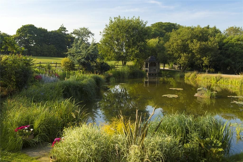 The Kent manor with an original Tudor fireplace and space for a string ...