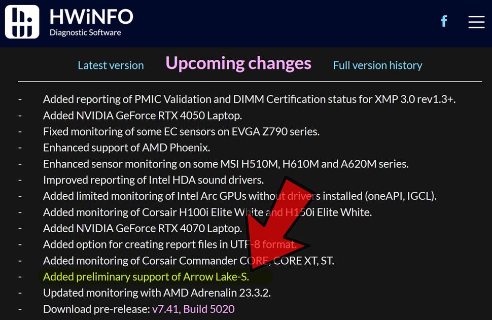 Intel Arrow Lake-S Support Added to Diagnostics Tool | Tom's Hardware
