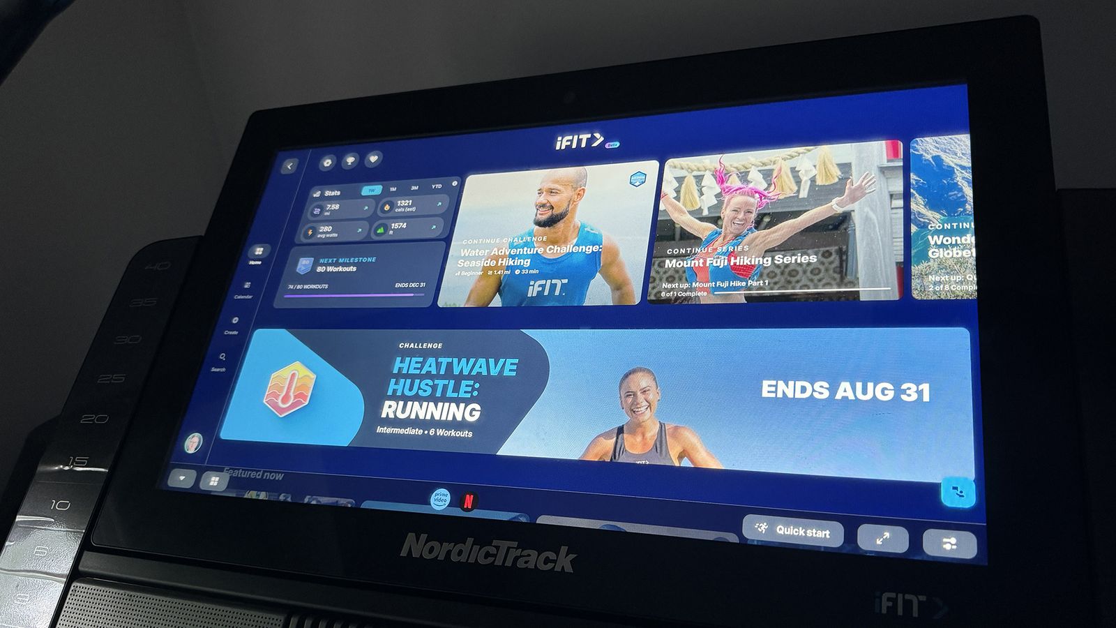 Watch Netflix or Prime Video while you workout with iFit’s new OS | T3