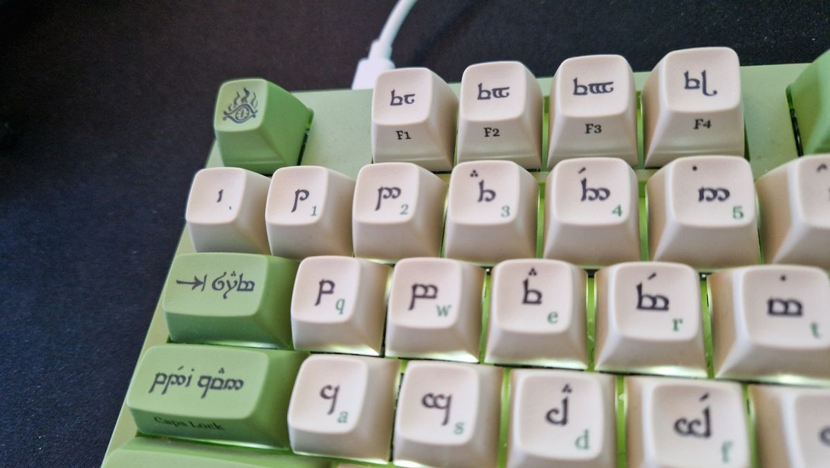 Drop + LOTR Elvish keyboard review: "Worthy of Tolkien himself ...