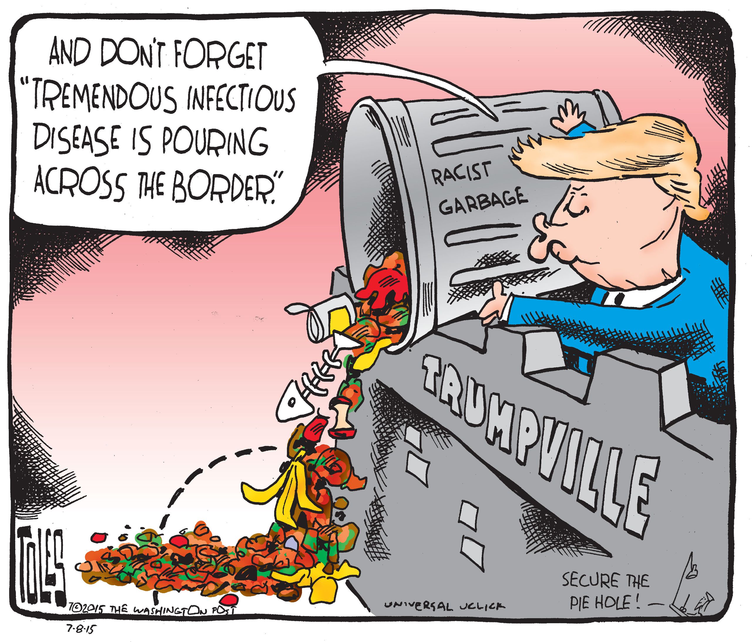Political cartoon U.S.Donald Trump | The Week