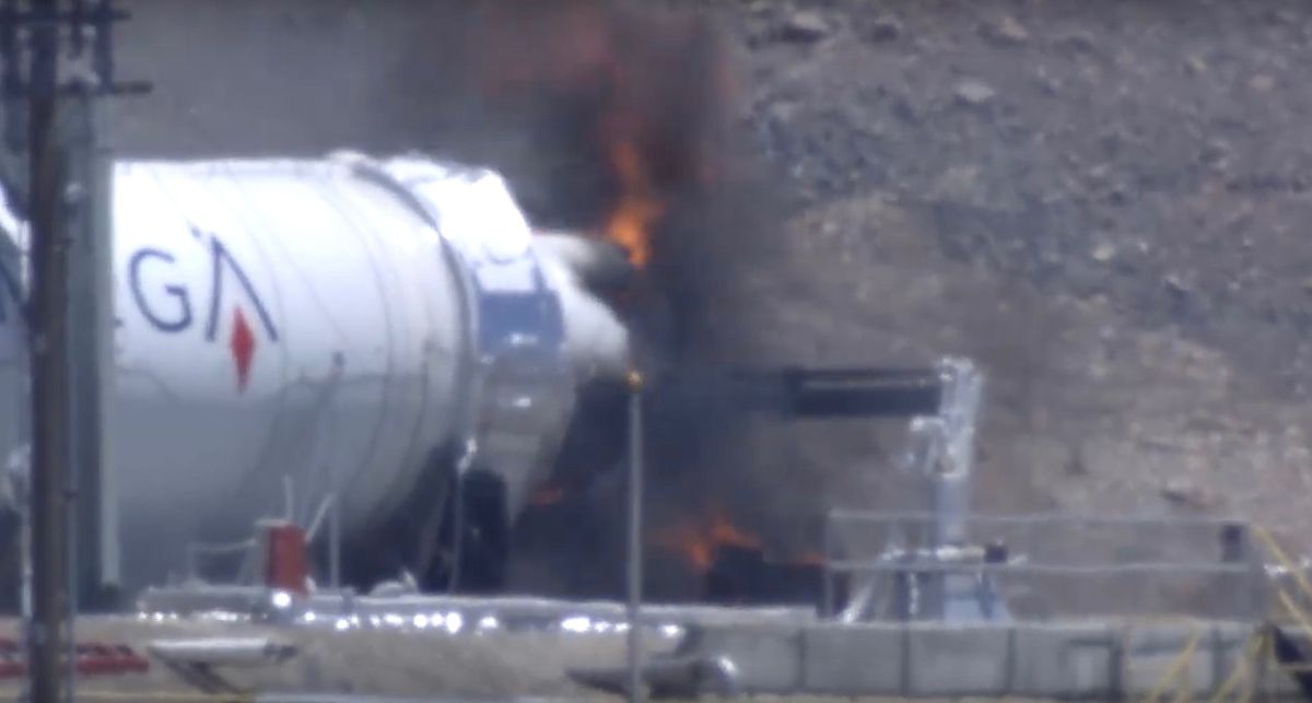 Northrop Grumman Investigates Anomaly from 1st OmegA Rocket Motor Test ...