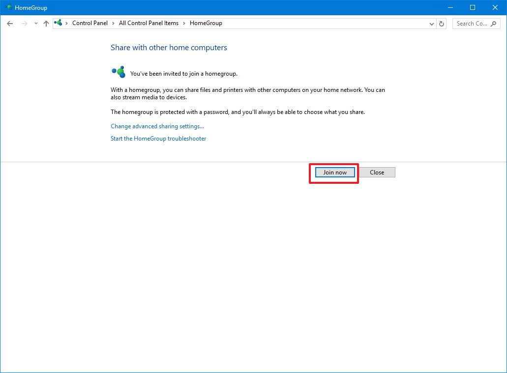 How to set up and manage Windows 10 HomeGroup on a local network ...