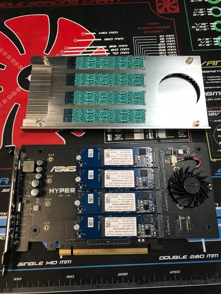 Asus Hyper 4x NVMe Adapter Appears Online | Tom's Hardware
