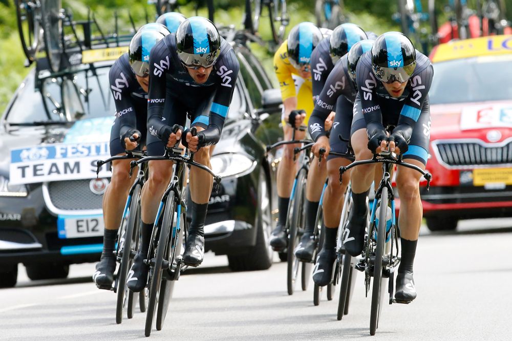 Team Sky suffer heavy fall in Worlds TTT training ride | Cyclingnews