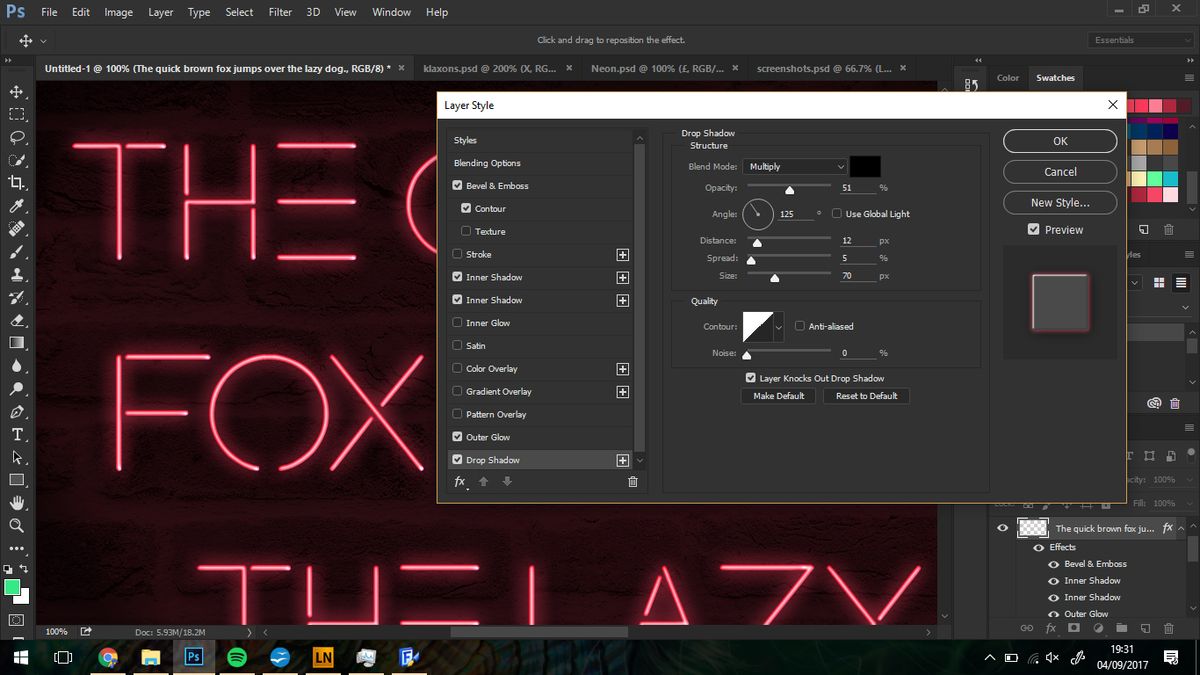 Create a glowing neon text effect | Creative Bloq