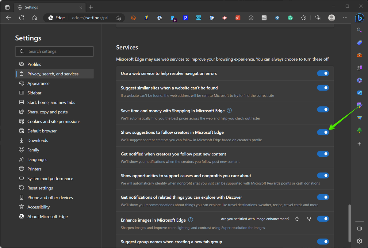 Microsoft Edge is reporting every site you visit to Bing — here's how ...